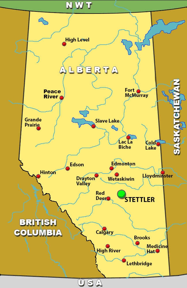 Charter Flights To Stettler Alberta Charter Flight Network
