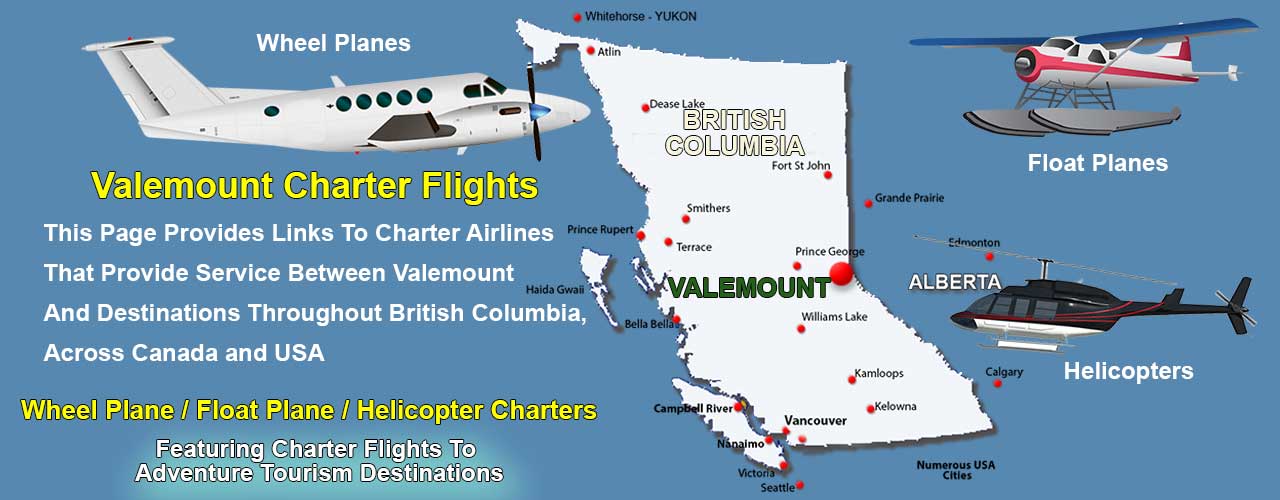 Valemount Charter Flights - 3 Competitive Quotes