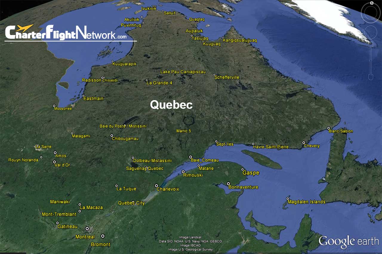 Direct Charter Flights To Tasiujaq Quebec / Charter Flight Network