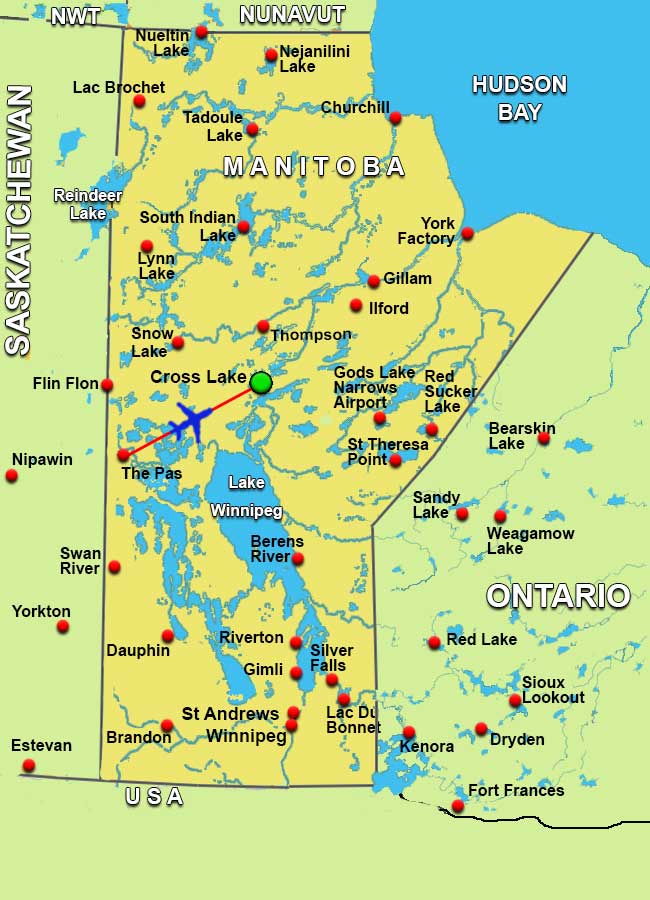 Charter Flights To Cross Lake Manitoba /Charter Flight Network