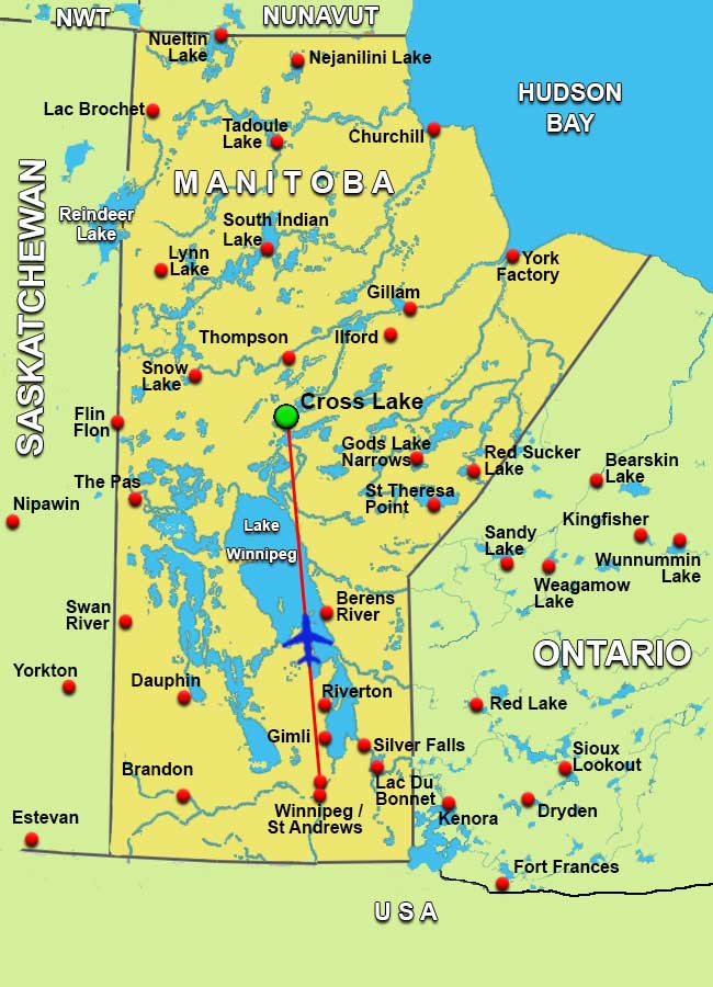 Charter Flights To Cross Lake Manitoba /Charter Flight Network