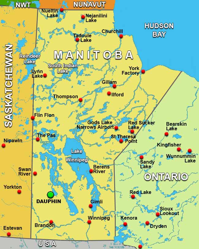 Flights To Dauphin Manitoba /Charter Flight Network