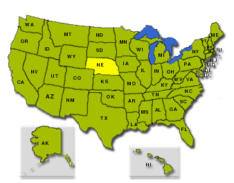 Nebraska Charter Flights / Direct Flights To Nebraska