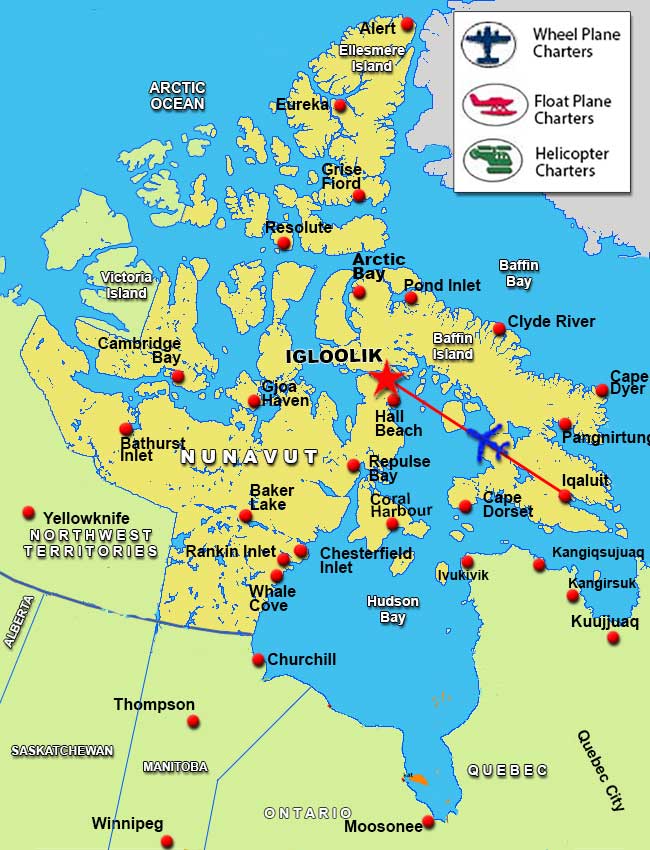 Igloolik Charter Flights - 3 Competitive Quotes