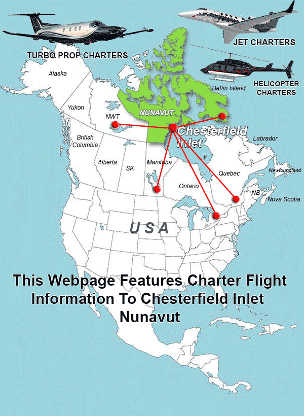 Chesterfield Inlet Charter Flights - 3 Competitive Quotes