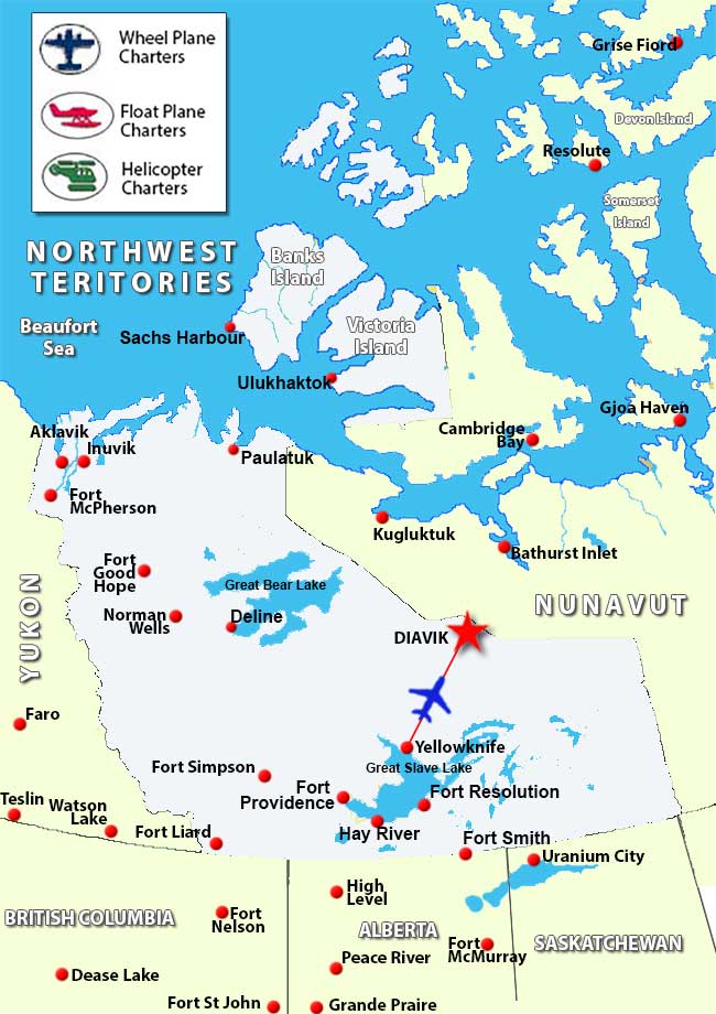 Charter Flights To Diavik Airport Northwest Territories /Charter Flight ...