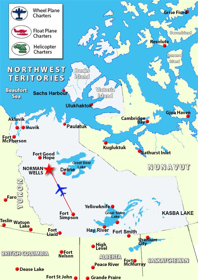 Charter Flights To Norman Wells Northwest Territories /Charter Flight ...