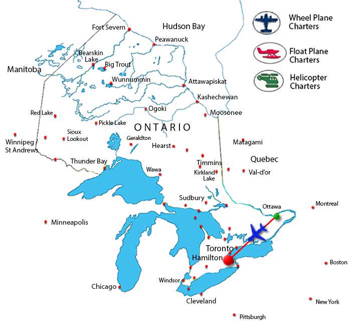 Charter Flights To Hamilton Ontario /Charter Flight Network