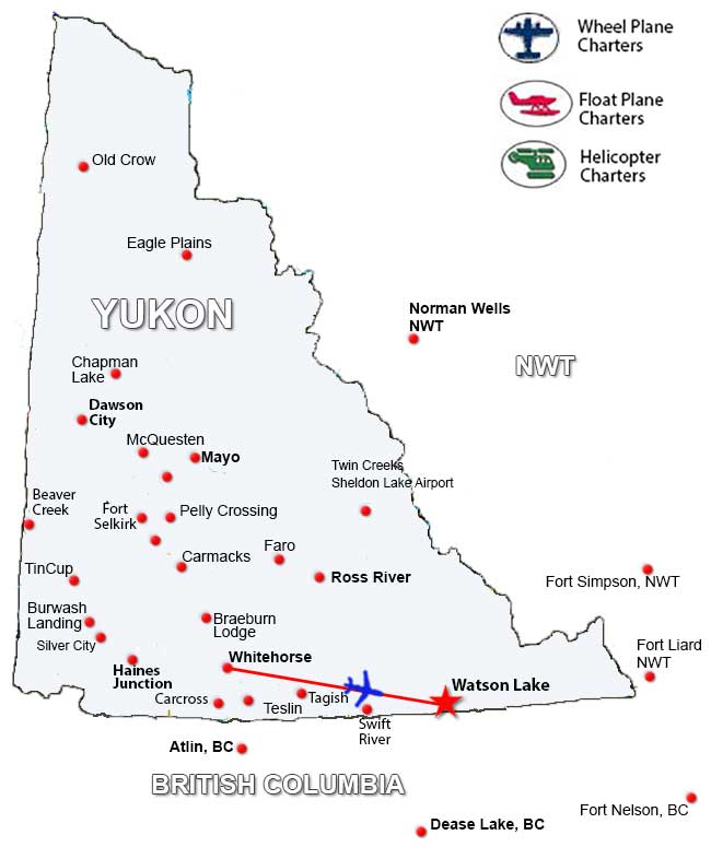 Charter Flights To Watson Lake Yukon Charter Flight Network